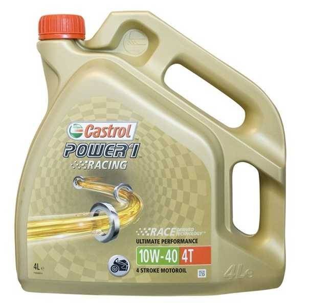 Castrol POWER 1 Racing 4T 10W40 4 litry motorového oleje pro motorky ...