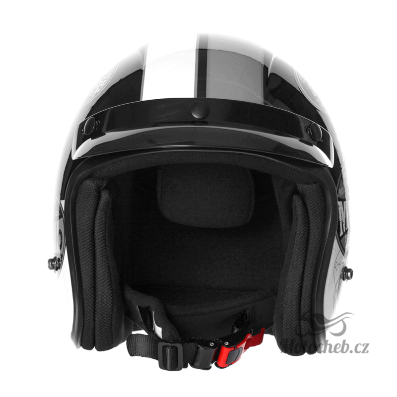 Stealth HD320 otevřená helma černobílá, přilba na motorku | Moto ...