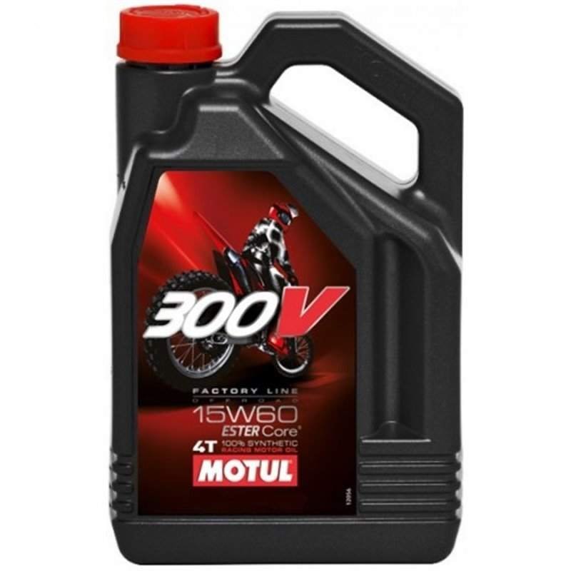 MOTUL 300V 4T Factory line FL OFF ROAD 15W60 4 litry, olej pro motorky | Moto oblečení a ...