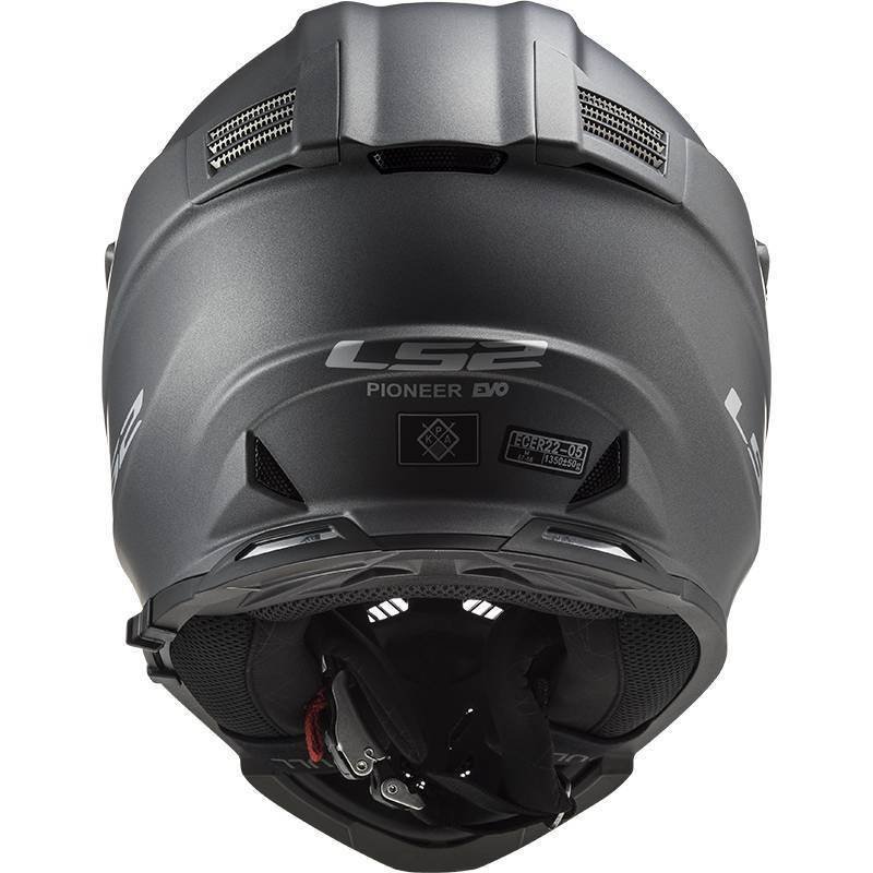 LS2 MX436 PIONEER EVO MATT TITANIUM enduro přilba na motorku | Moto ...