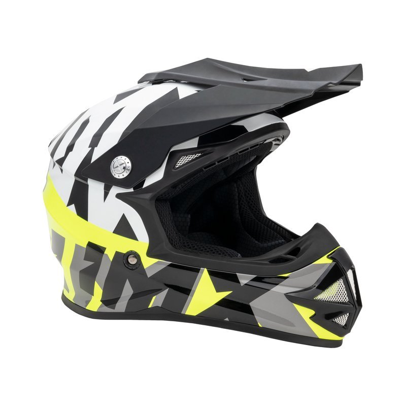 IMX FMX-01 JUNIOR BLACK/WHITE/FLO YELLOW/GREY dětská helma | Moto ...