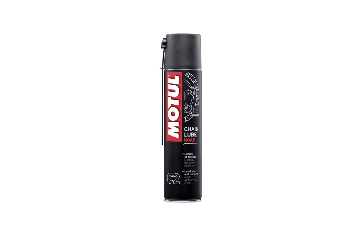 Motul C2 Chain Lube Road 400 ml, bezbarvý mazací prostředek na řetězy ...