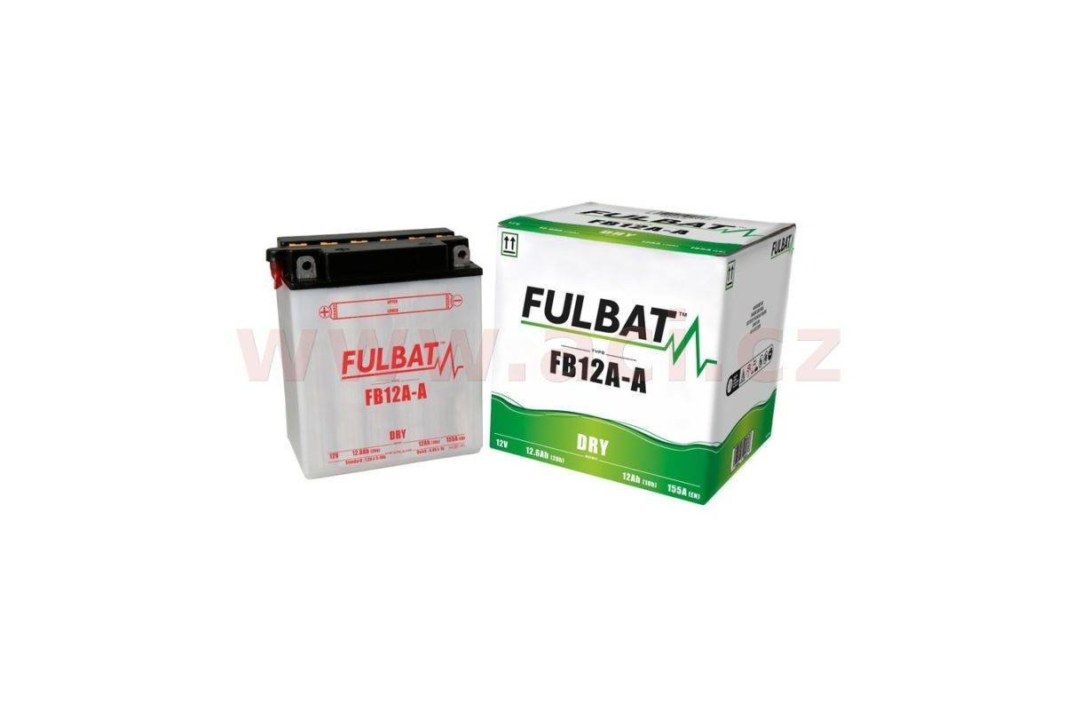 Motobaterie Fulbat 12V, FB12A-A, 12Ah, 155A, konvenční 134x80x160 ...