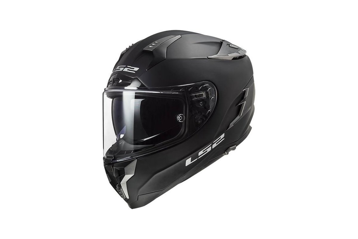 LS2 FF327 CHALLENGER SOLID MATT BLACK integrální přilba na motorku ...
