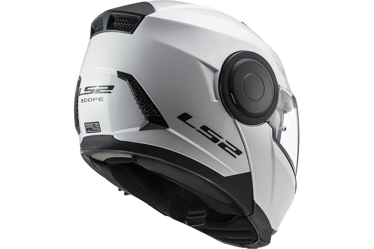 LS2 FF902 SCOPE SOLID WHITE vyklápěcí přilba na motorku | Moto oblečení ...