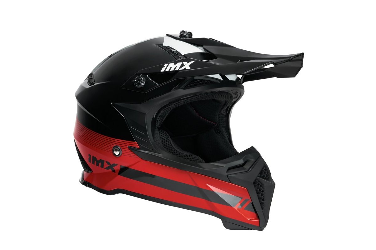 IMX FMX-02 BLACK helma,/RED/WHITE GLOSS helma | Moto oblečení a ...