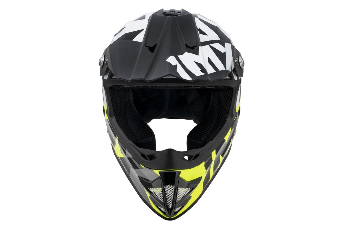IMX FMX-01 JUNIOR BLACK/WHITE/FLO YELLOW/GREY dětská helma | Moto ...